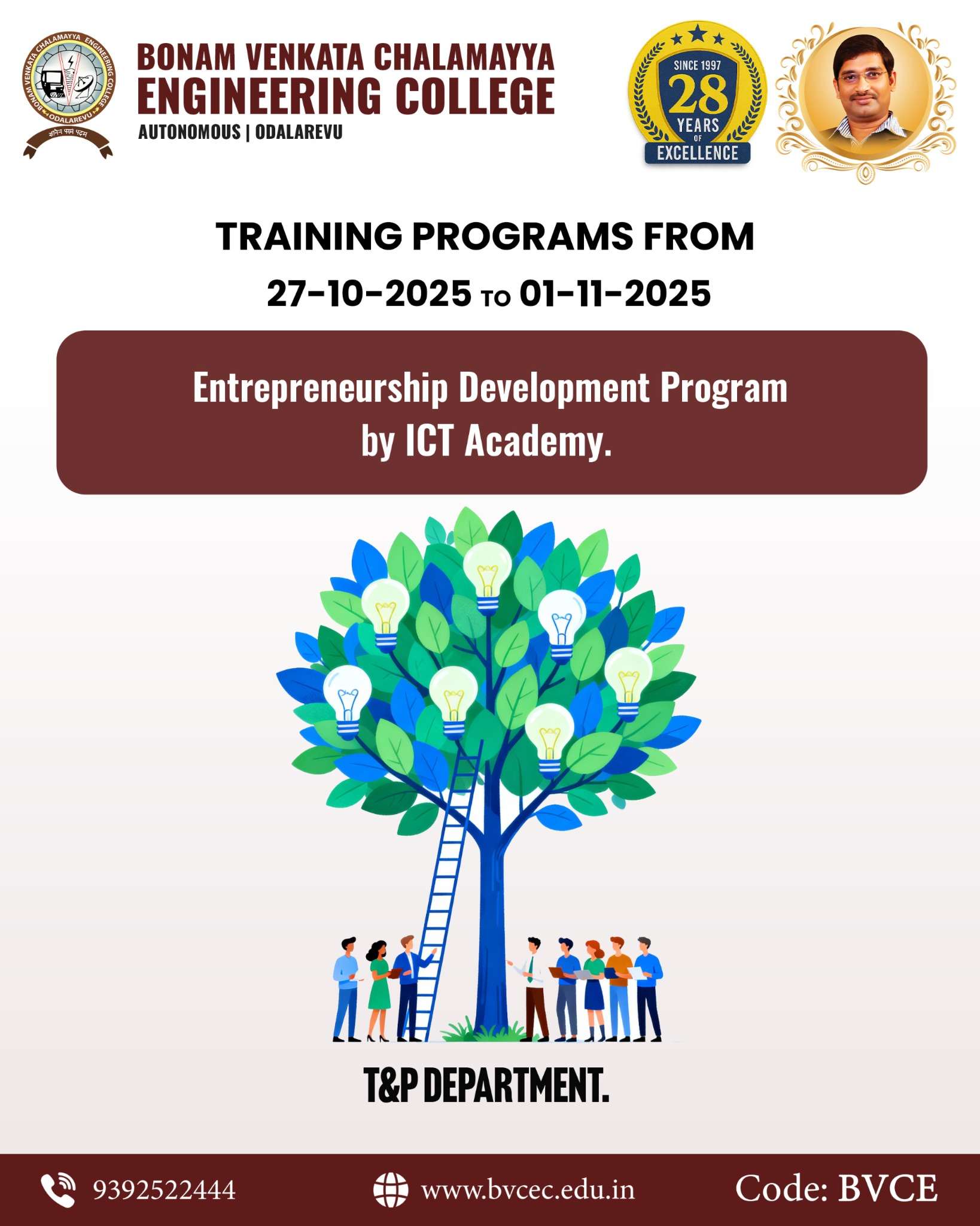 Entrepreneurship Development Program by ICT Academy from 27th October ...